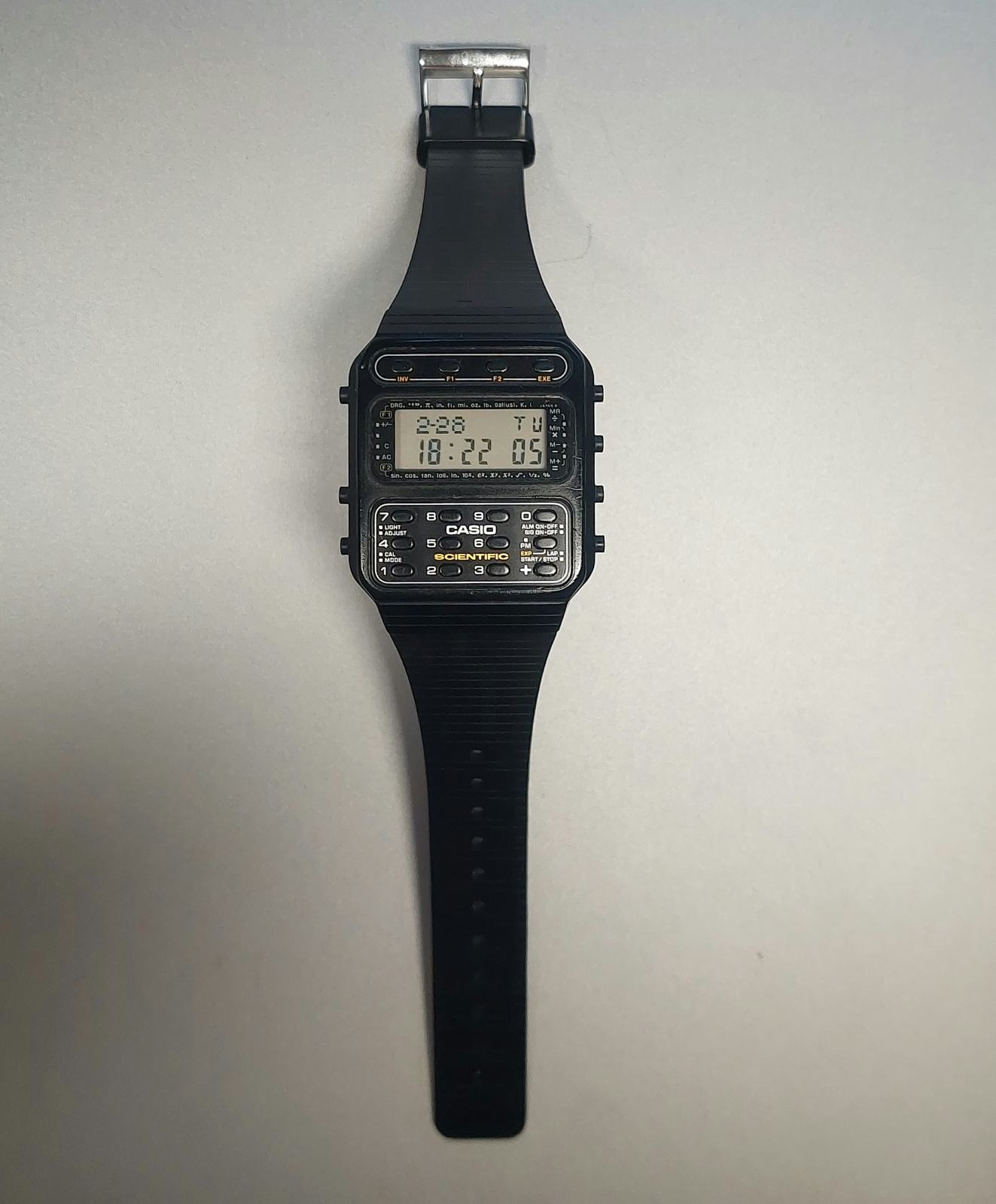 CASIO CFX-20 (197) RARE VINTAGE SCIENTIFIC CALCULATOR WATCH Japan 1983