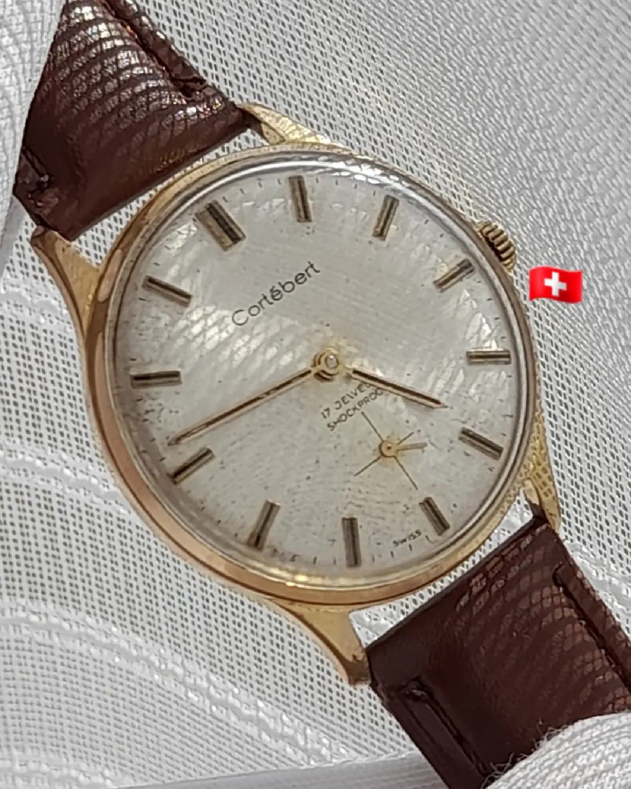 Cortebert SWISS MADE elegantni vintage mehanicki muski rucni sat