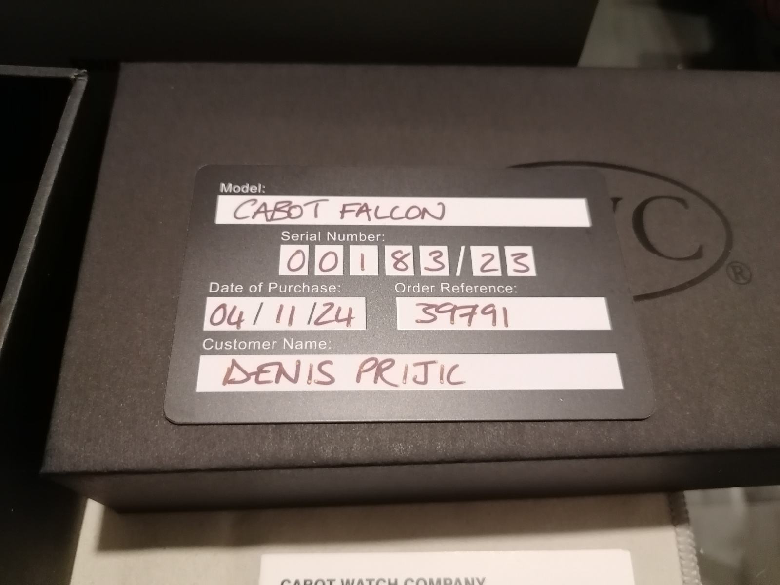 CWC Falcon Chronograph