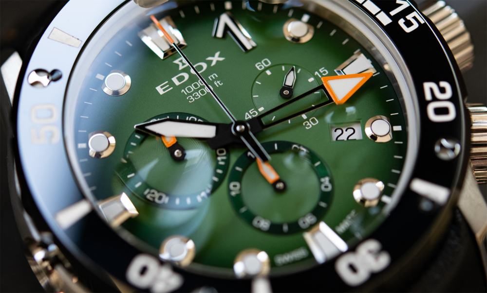 Edox CO-1 Chronograph 10242 TIN VIN Muški sat s kronografom i datumom