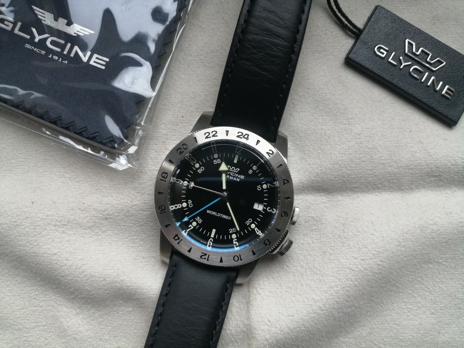 Glycine AIRMAN GMT QUARTZ 40 mm