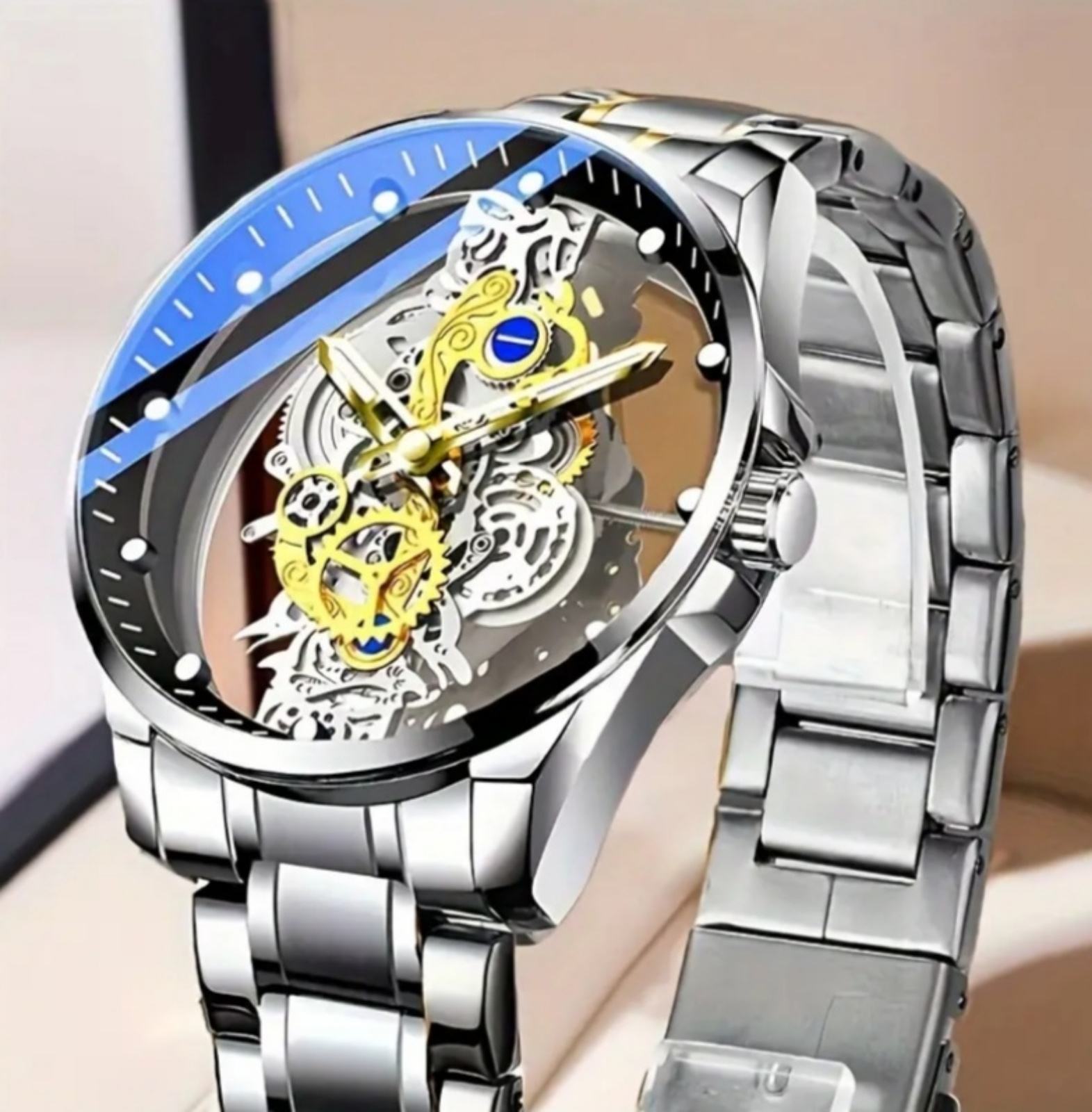 LOUISIFS Muški kostur kvarcni sat