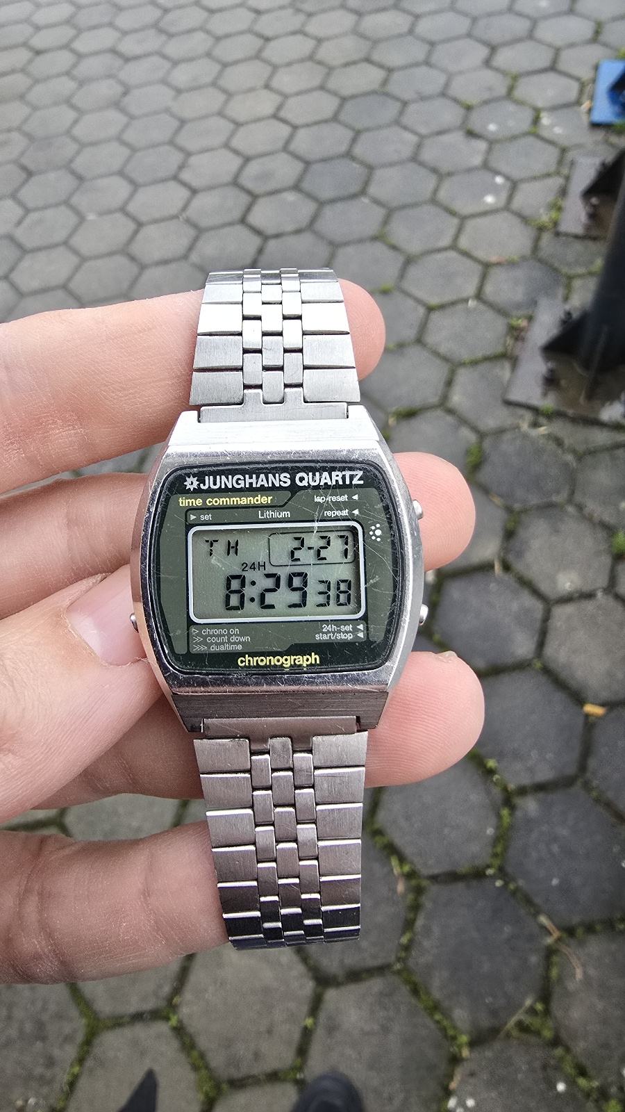Muški ručni sat Junghans Quartz Time Commander
