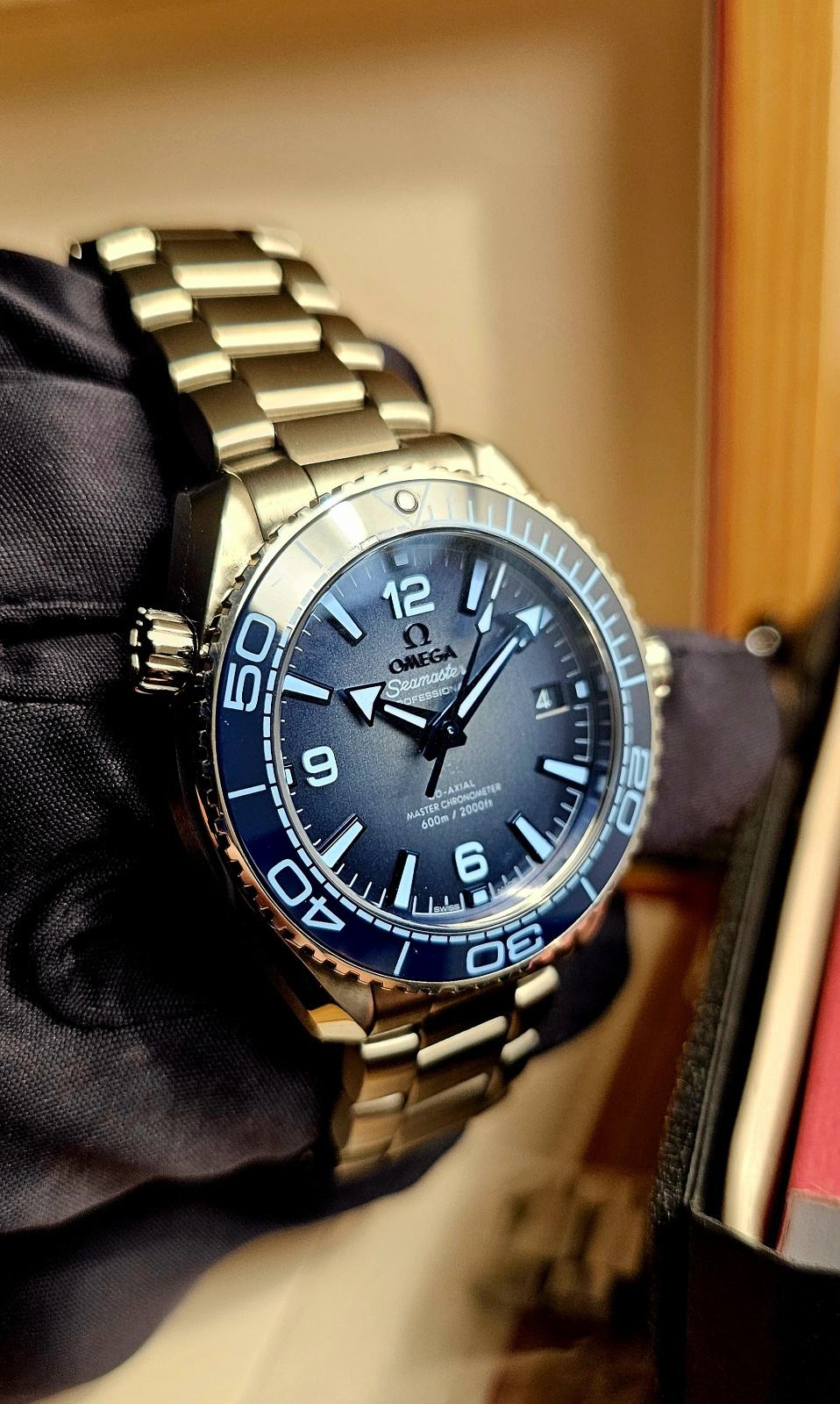 Omega Seamaster Planet Ocean 600M 39,5 mm Summer Blue Edition