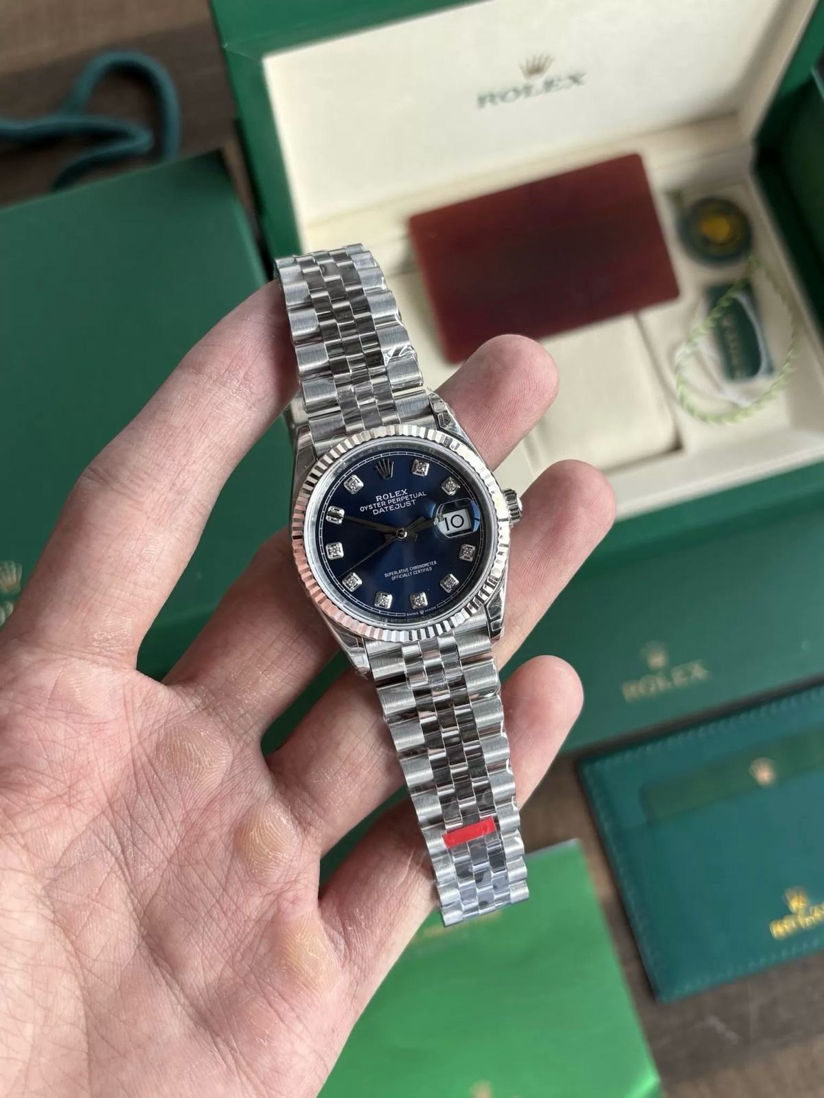 ROLEX DATEJUST 36MM BLUE DIAL 1:1