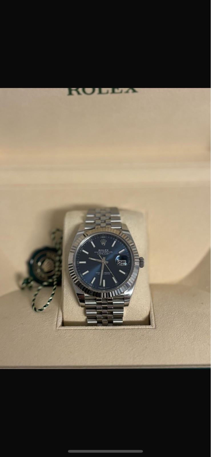 Rolex Datejust Blue Index