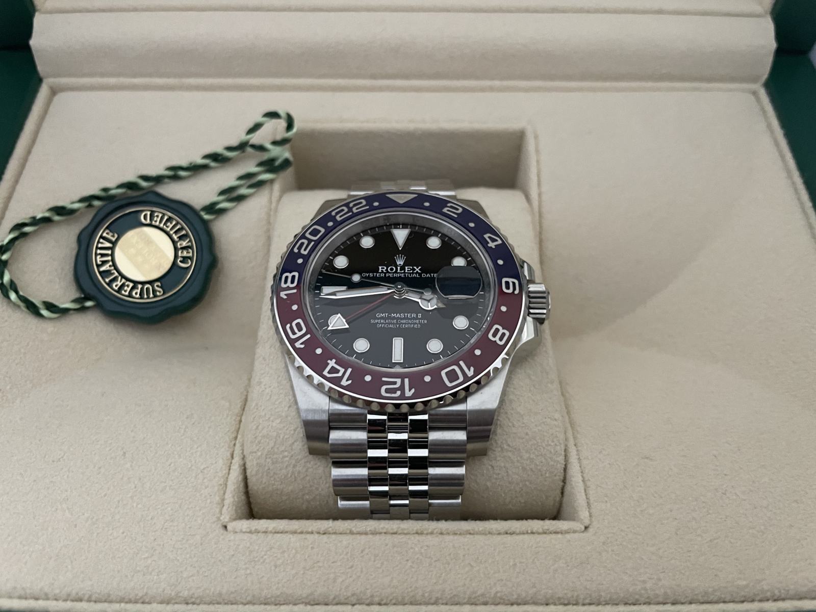 Rolex GMT-MASTER II_PEPSI_FULL SET_NOVO