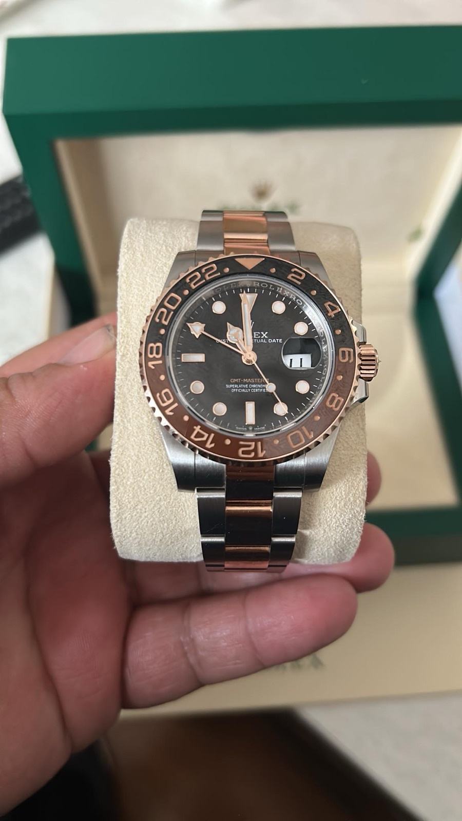Rolex root beer GMT II
