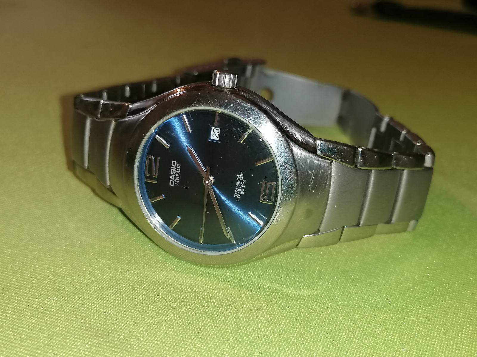 Sat Casio Lineage Titanium