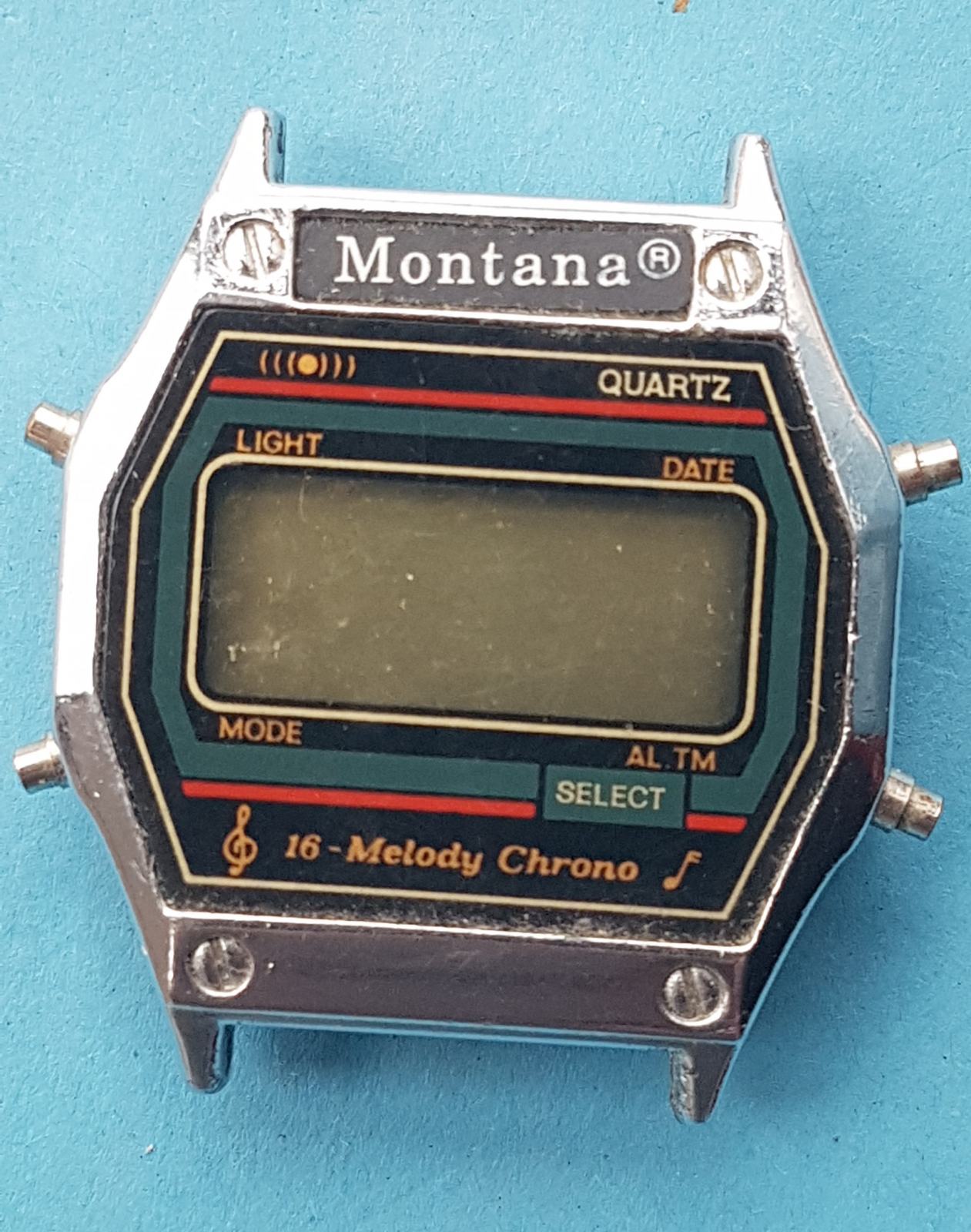 SAT MONTANA LCD 16 MELODY CHRONOGRAPH-USA