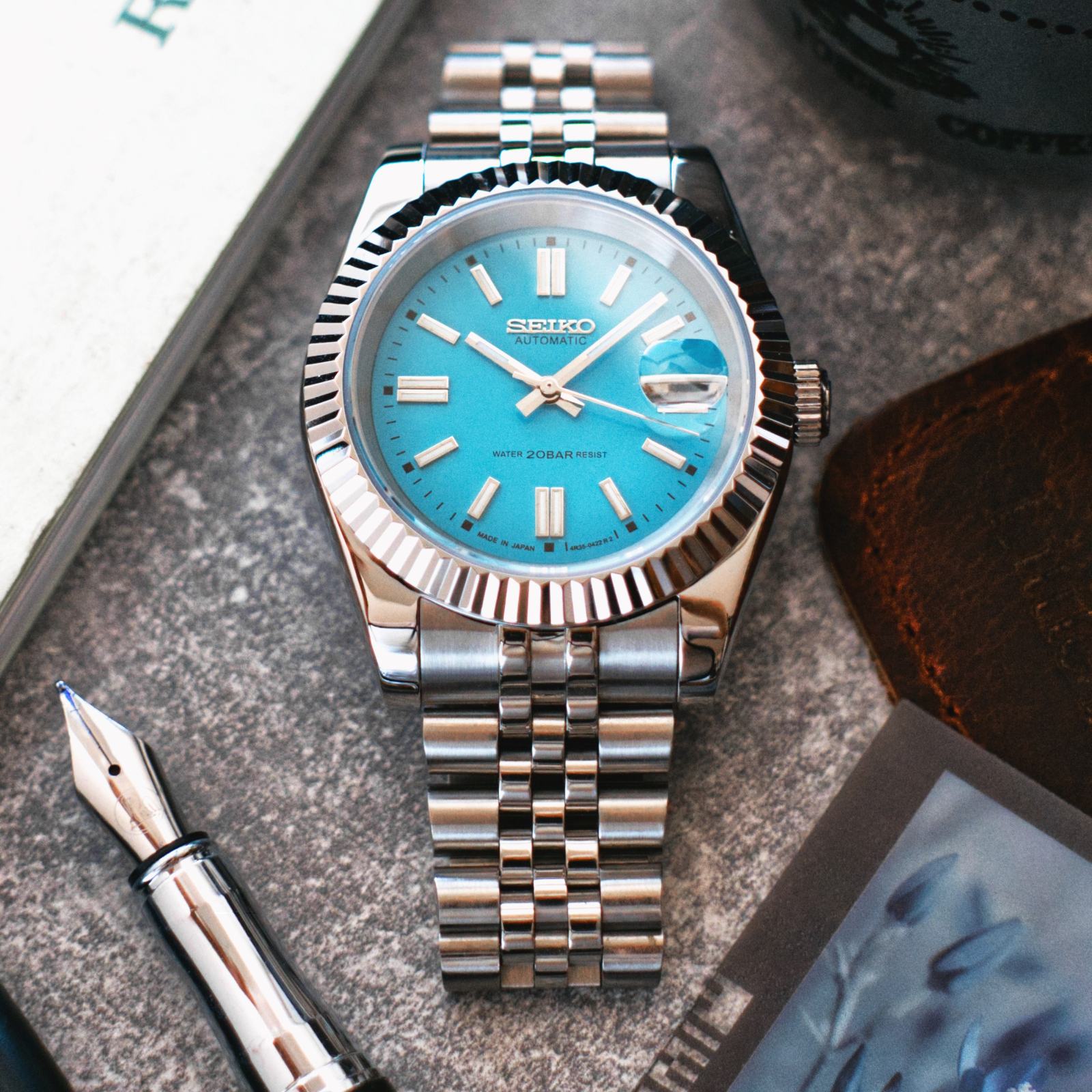 Seiko Datejust Tiffany dial Mod
