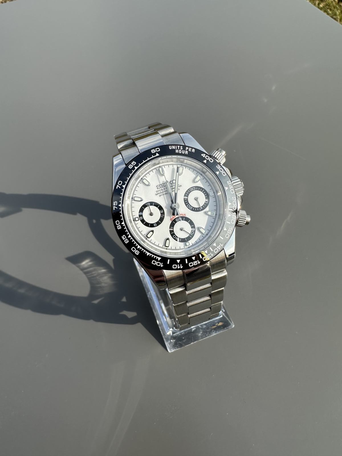 Seiko Mod Chronograph PANDA