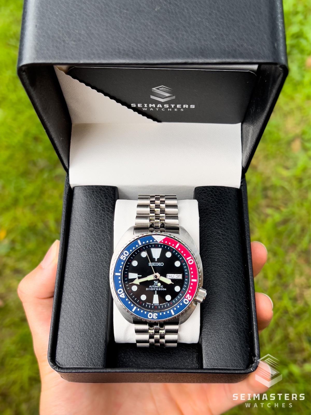 Seiko Prospex 45 mm Pepsi Black MOD