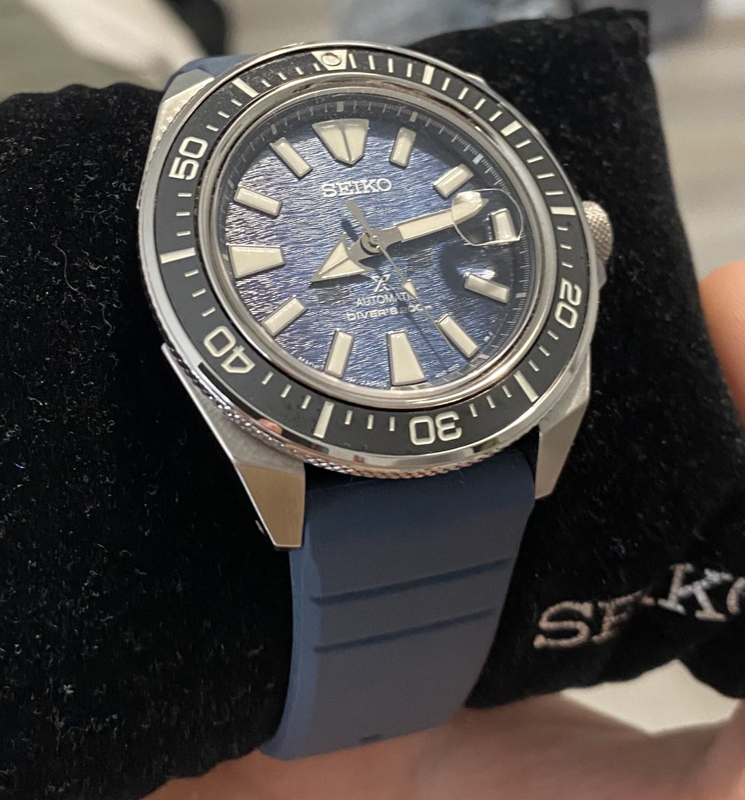 Seiko Prospex King Samurai Save the Ocean ‘Dark manta ray edition’