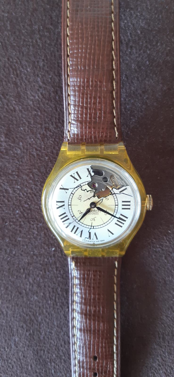 Swatch automatic sat