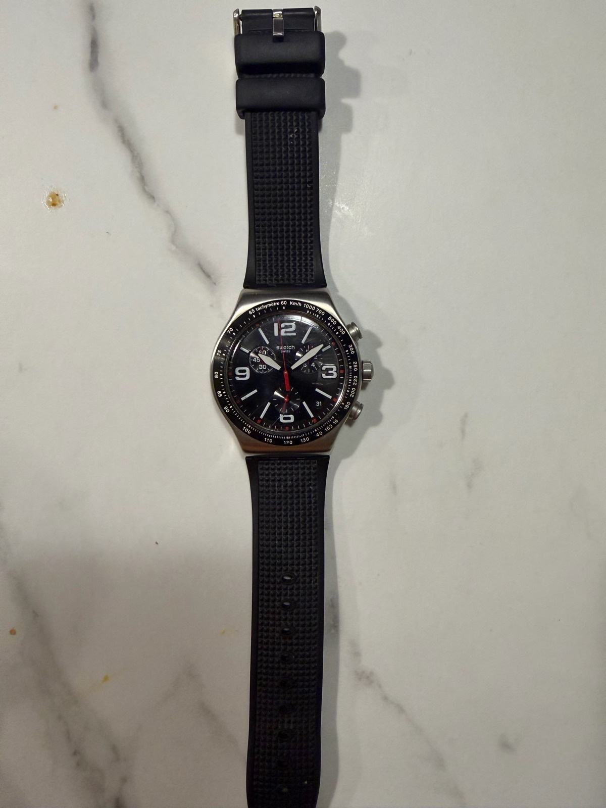 Swatch VERY DARK GRID (YVS461)