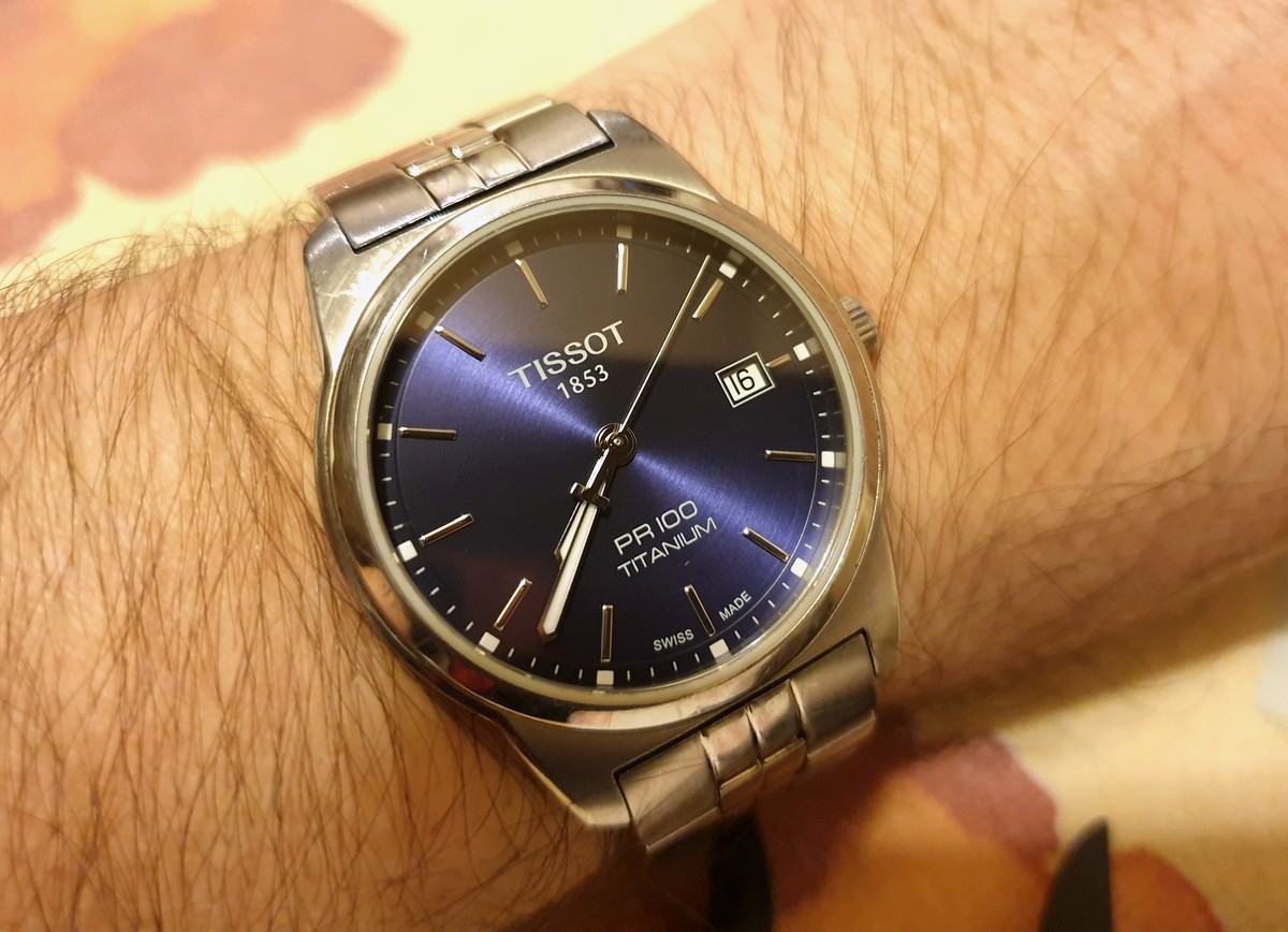 Tissot PR 100 Titanium quartz 38mm (plavi)