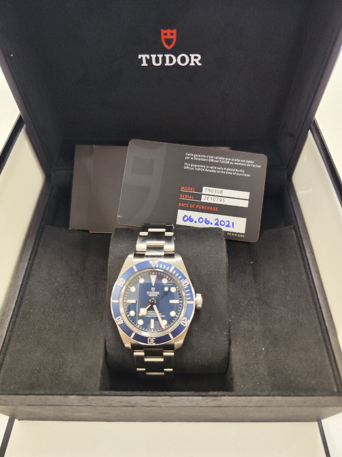 Tudor BB 58 Blue