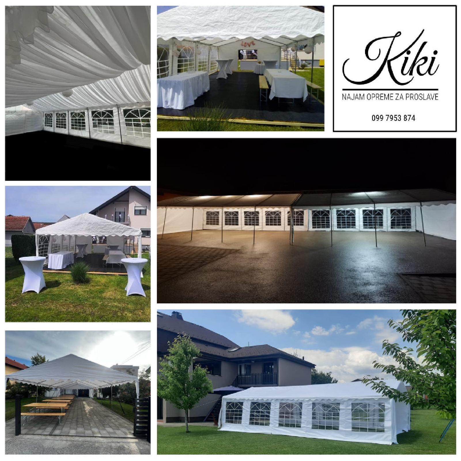 Najam ŠATORA i opreme za vaše proslave!