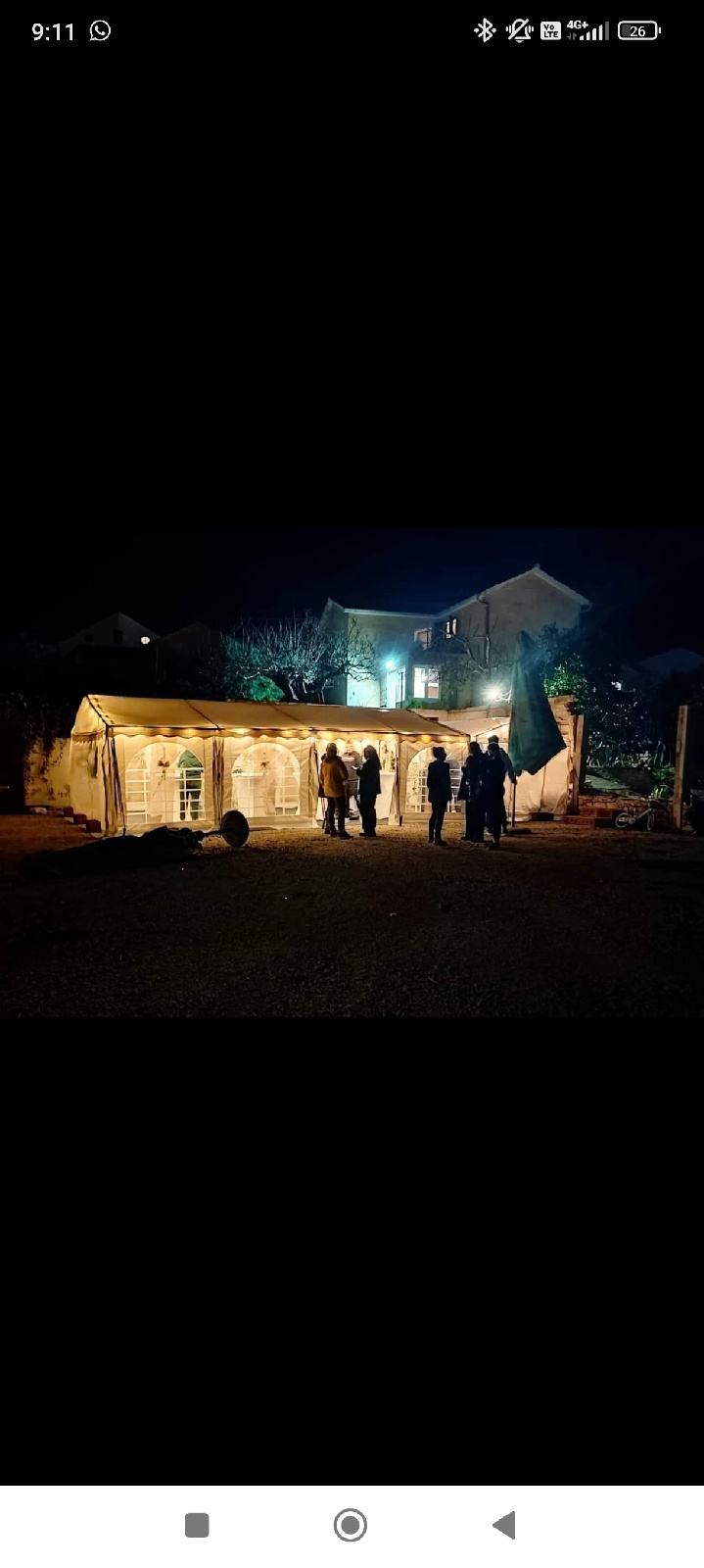 Najam šatora i ugostiteljske opreme