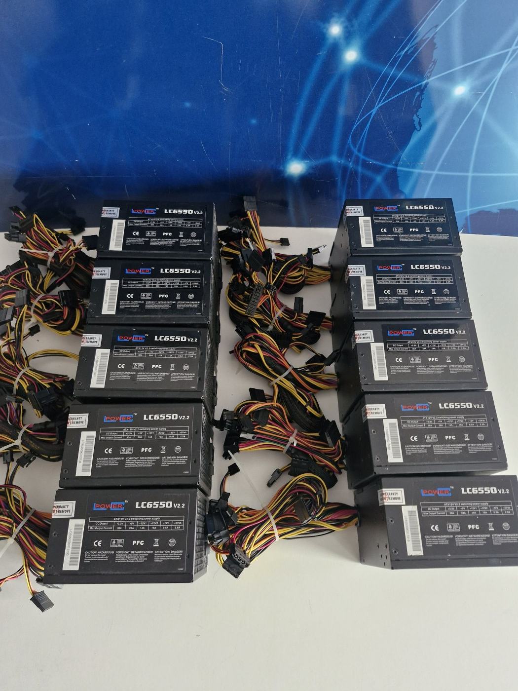 10 x ATX Napajanje, LC-Power LC6550 V2.2 550W - Račun / R1 / Jamstvo