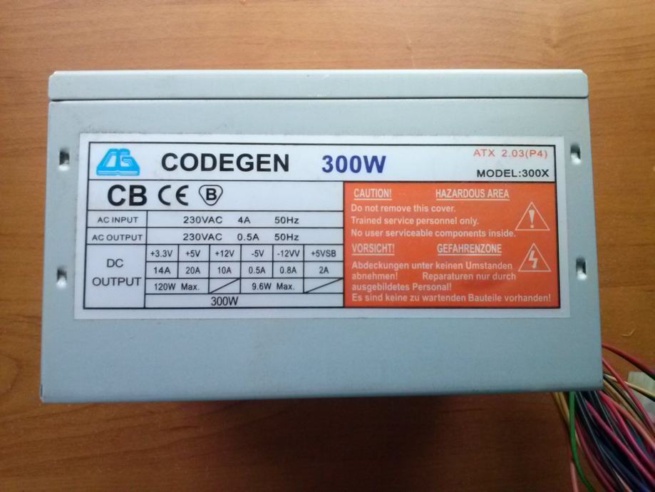300W CODEGEN 300X ATX P4