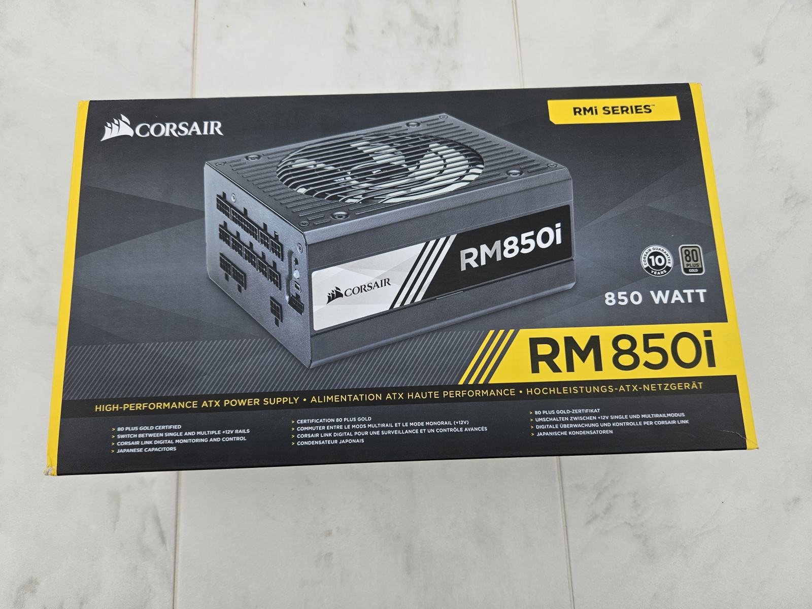 Napajanje Corsair RM850i — 850 Watt 80 PLUS Fully Modular PSU