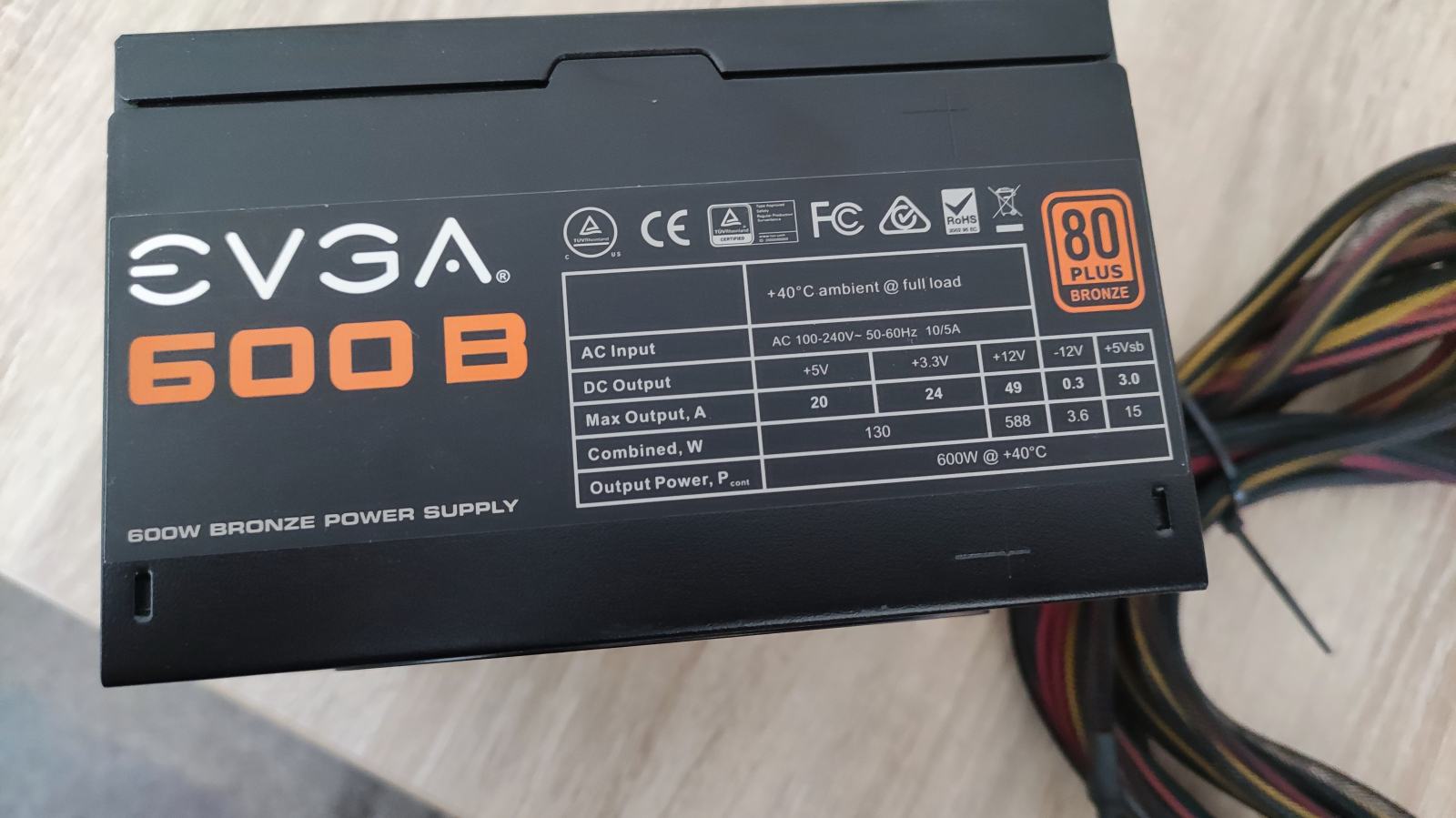 EVGA napajanje 600B 600w