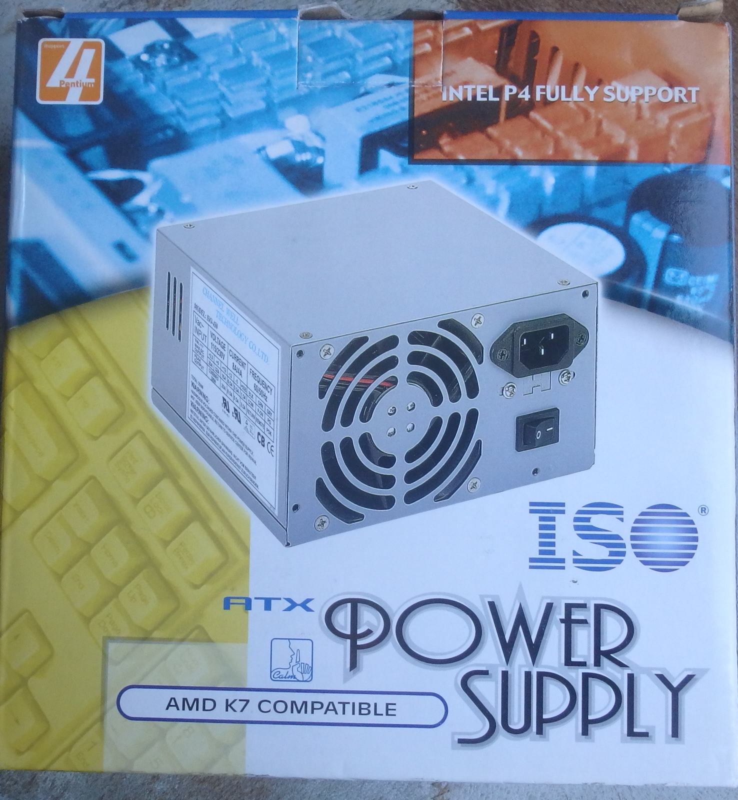 ISO, za Intel Pentium 4, kompatibilno s AMD K7, neupotrebljavano