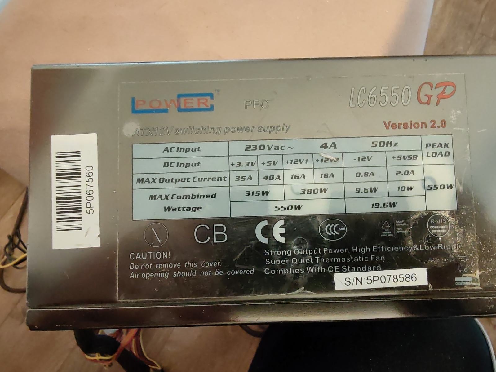 Napajanje LC Power 550W