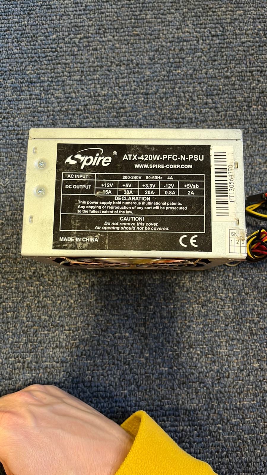 SPIRE ATX 420W PFC N PSU napajanje za PC