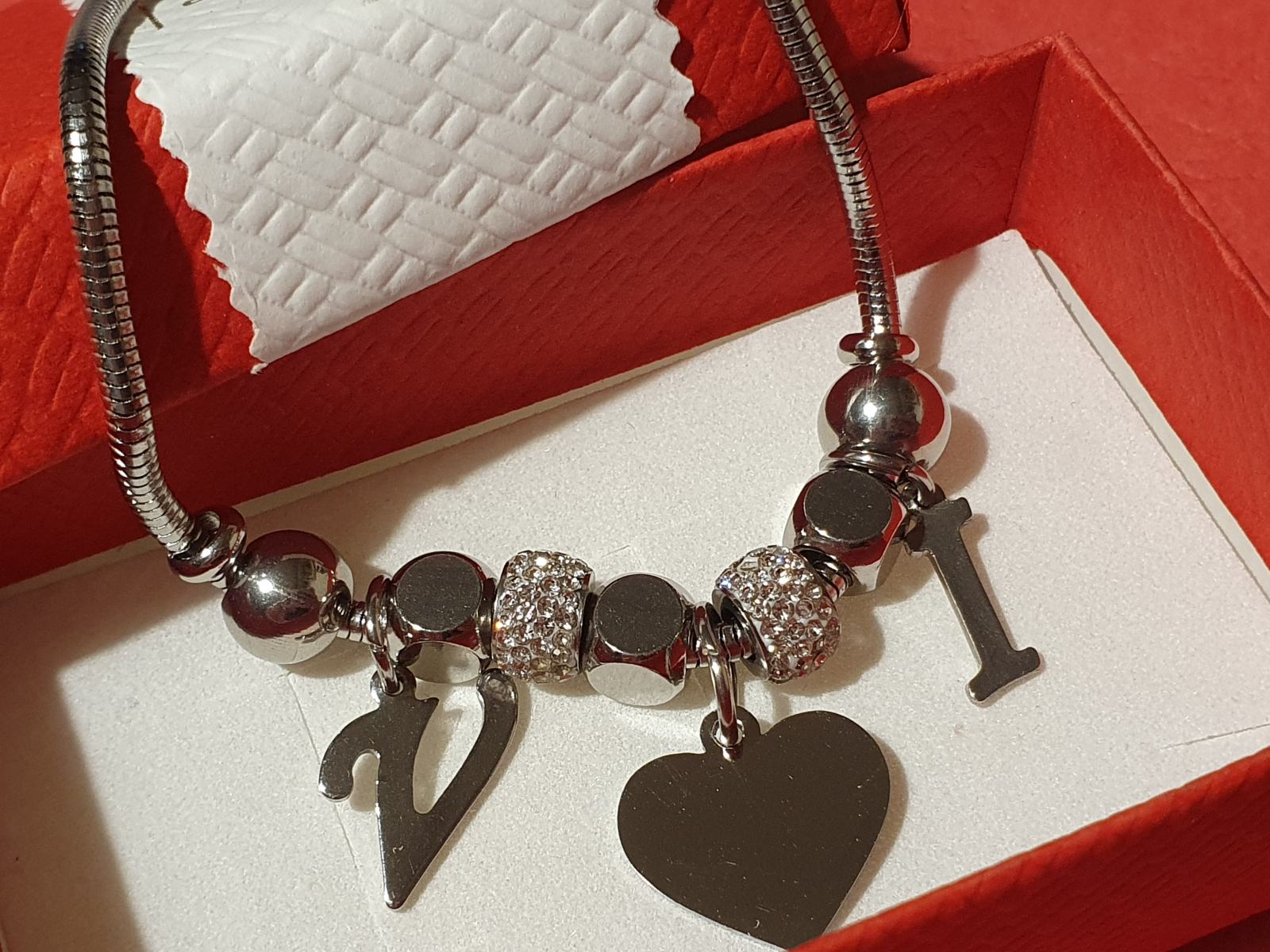 Narukvica kirurški čelik like Pandora BIRATE PRIVJESKE