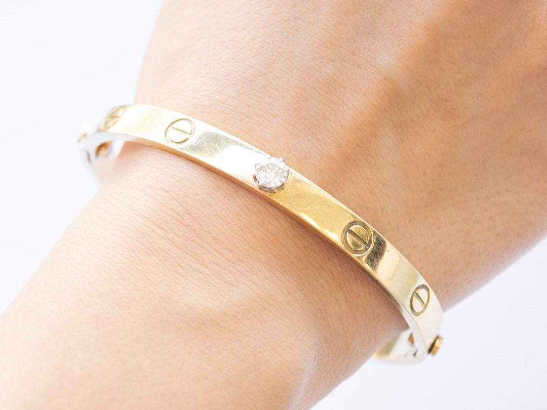 NARUKVICA LOVE BRACELET ZLATO 18K (750) 43,76g NOVO • GOLD SHOP