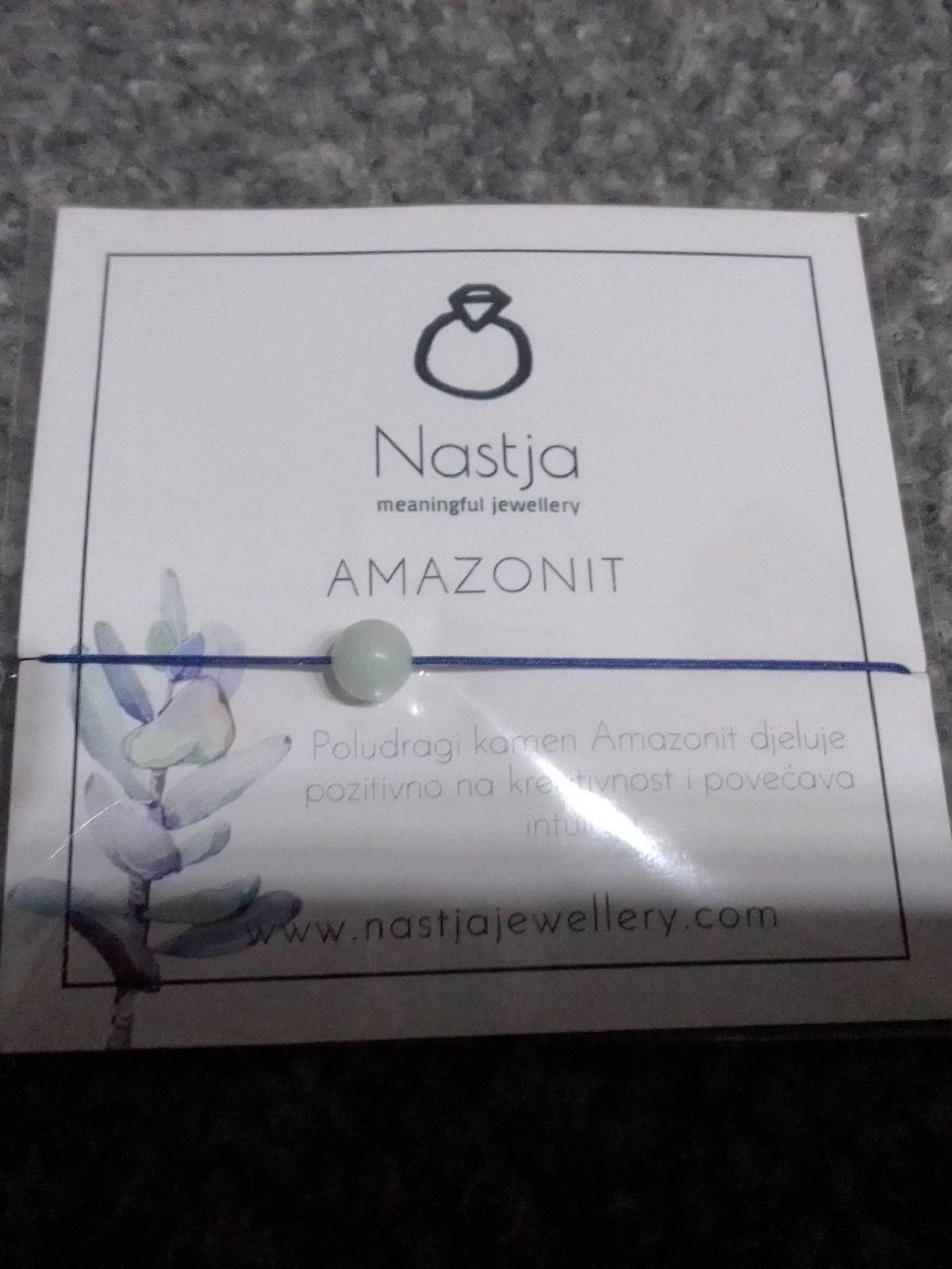 Narukvica Nastja Amazonit novo