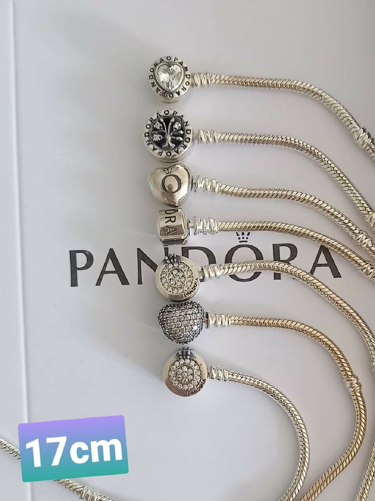 Pandora narukvica Srebro 17cm