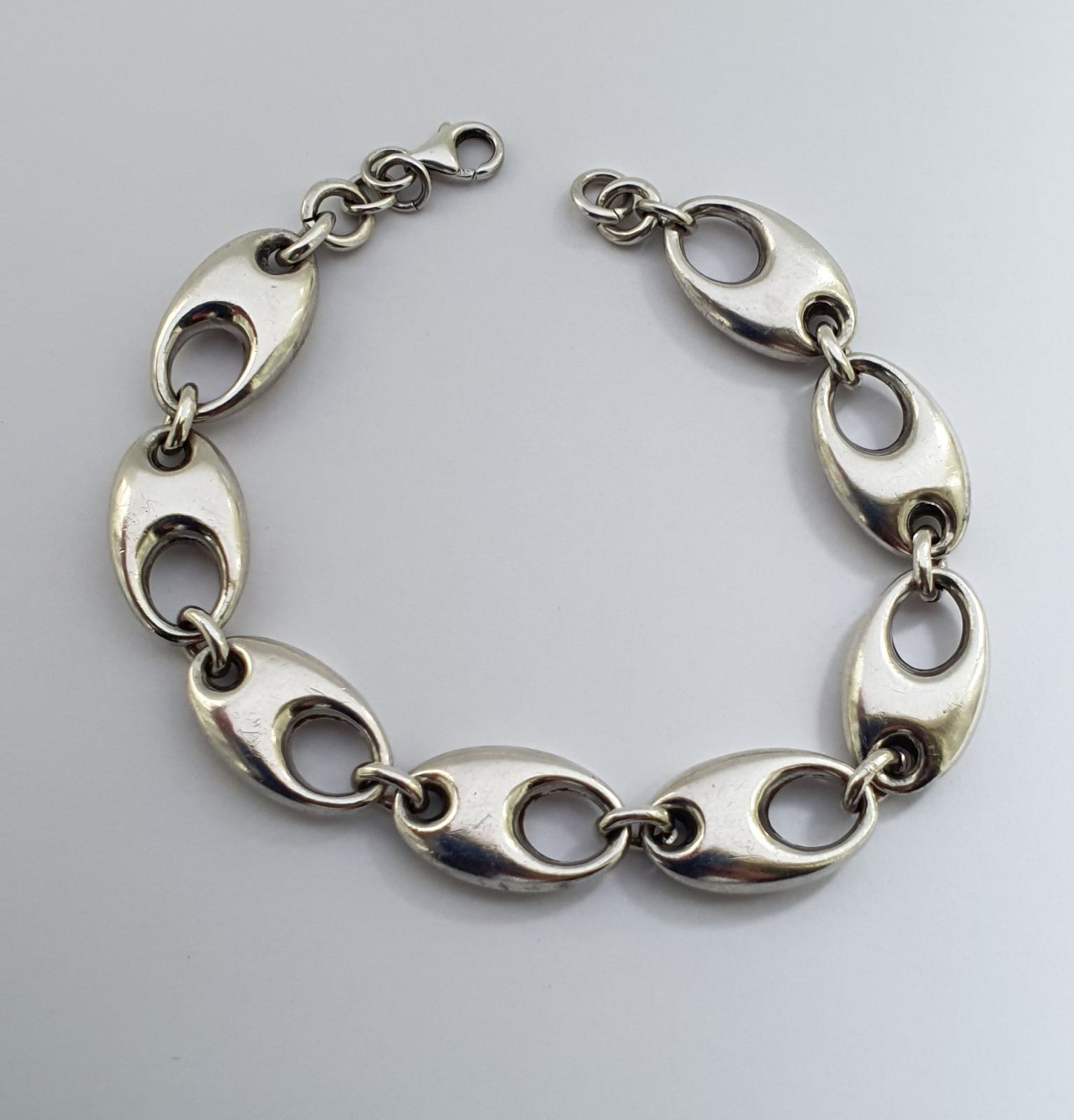 SREBRNA NARUKVICA ZRNO KAVE VINTAGE