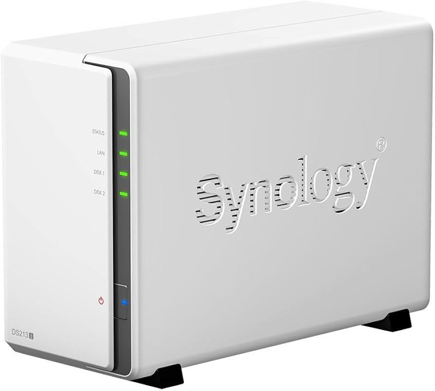 Synology DiskStation DS213j – 2-Bay NAS + 2×1TB HDD