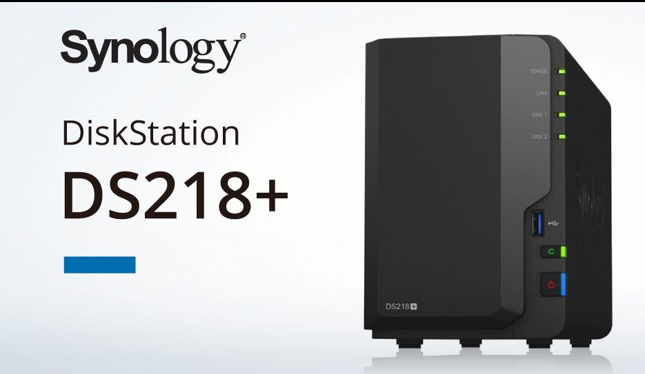 Synology DS218+ NAS server + extra 8GB RAM-a, bez diskova