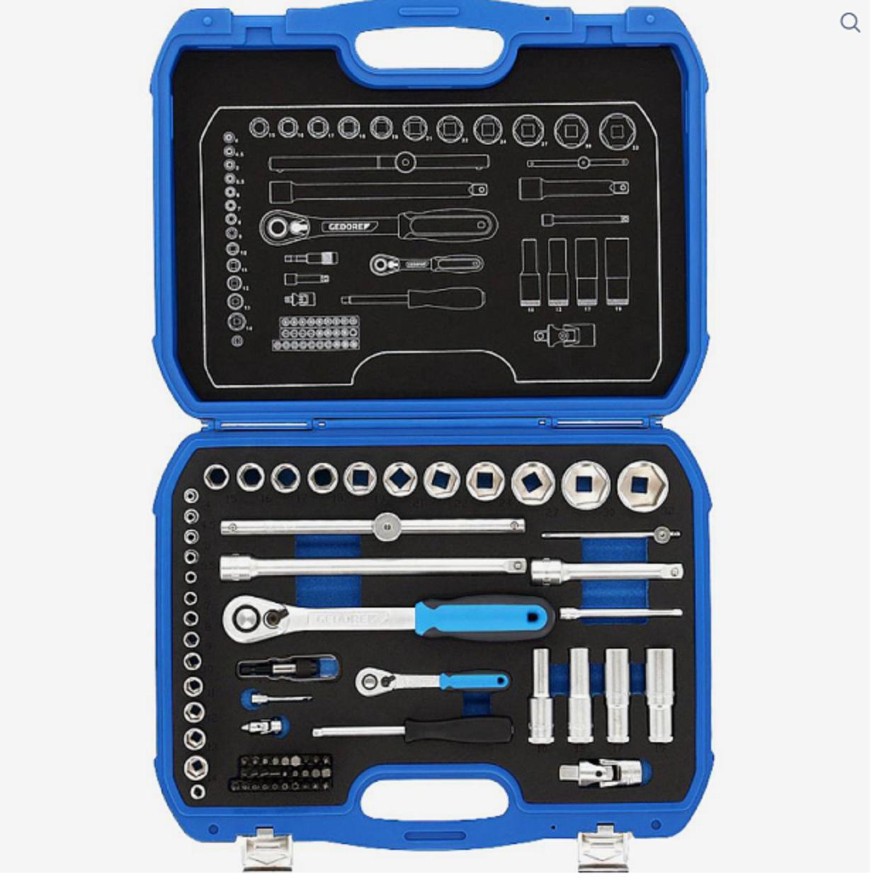 Gedore Blue - profesionalni set nasadnih ključeva - 69 dij.