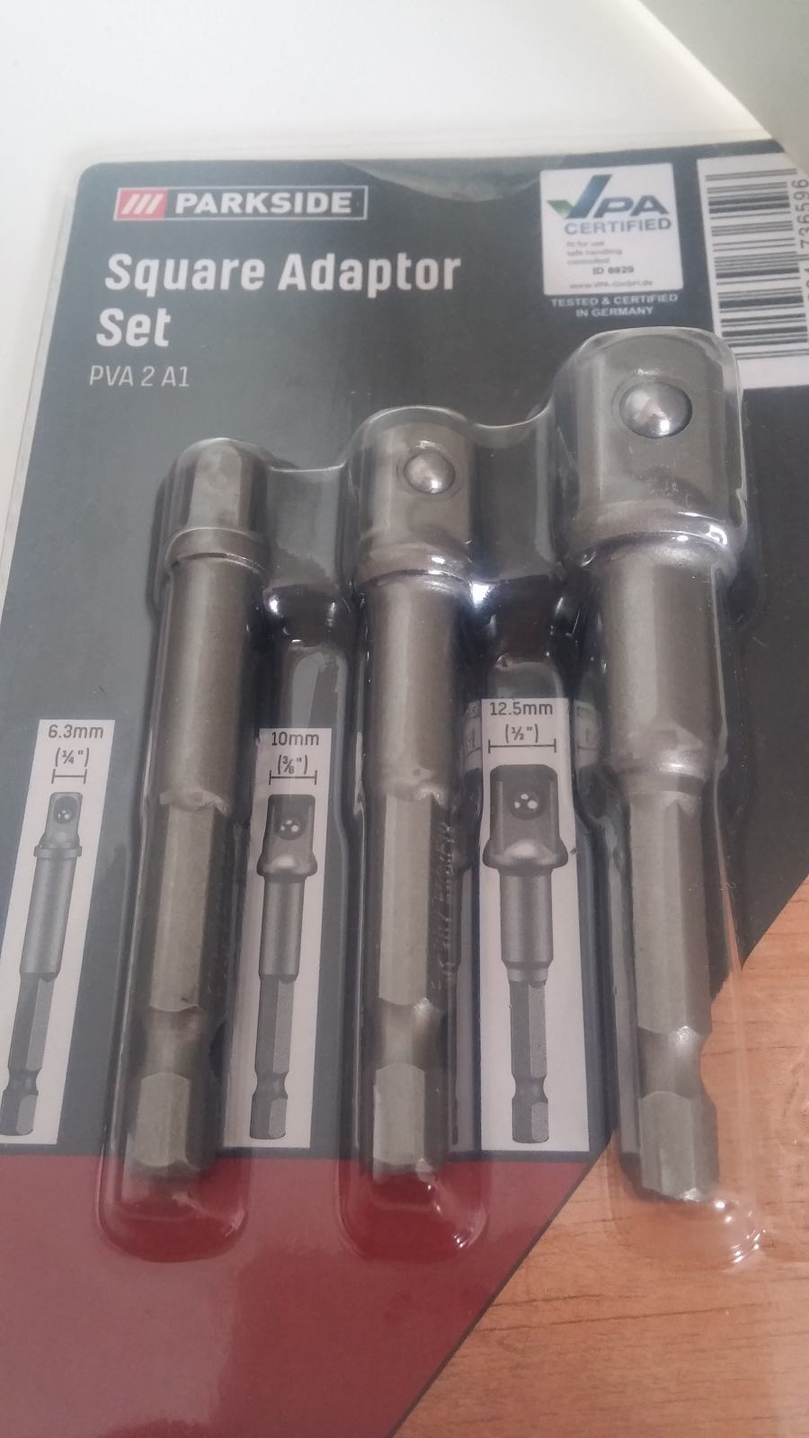 Parkside set adaptera gedore na bitove novo