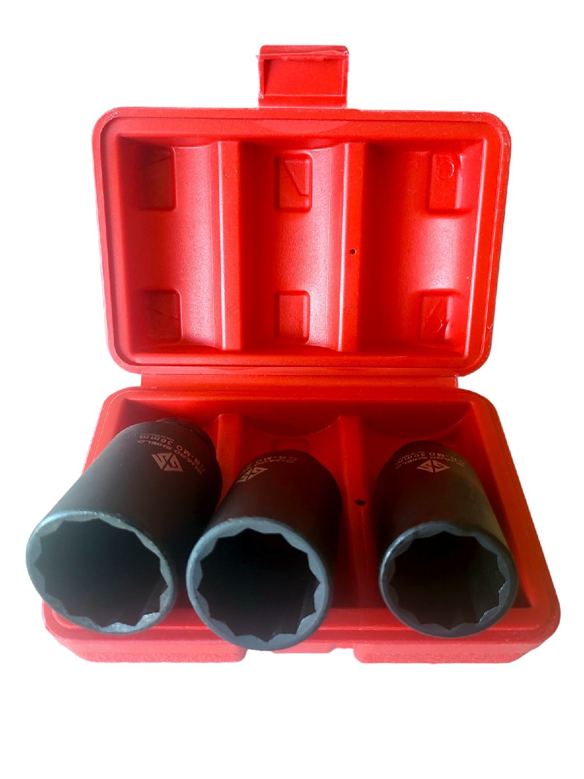 Set od 3 duboke dvanaesterokutne udarno kovane gedore