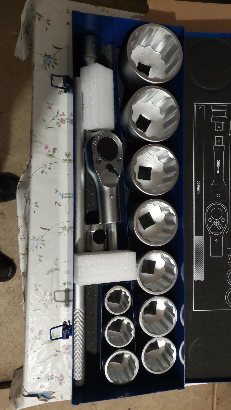 SET BERNER GEDORA 36MM - 80 MM, 1 COL