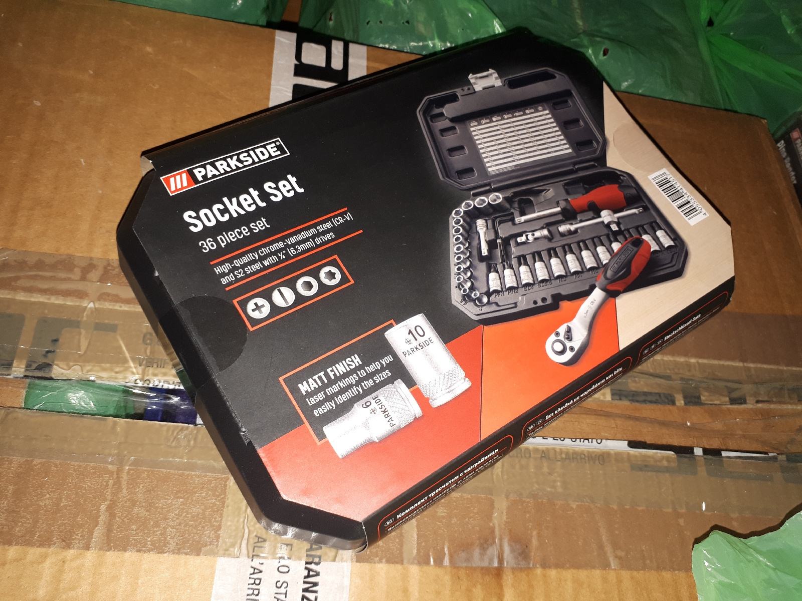 Set gedora Parkside 36-djelni, nov