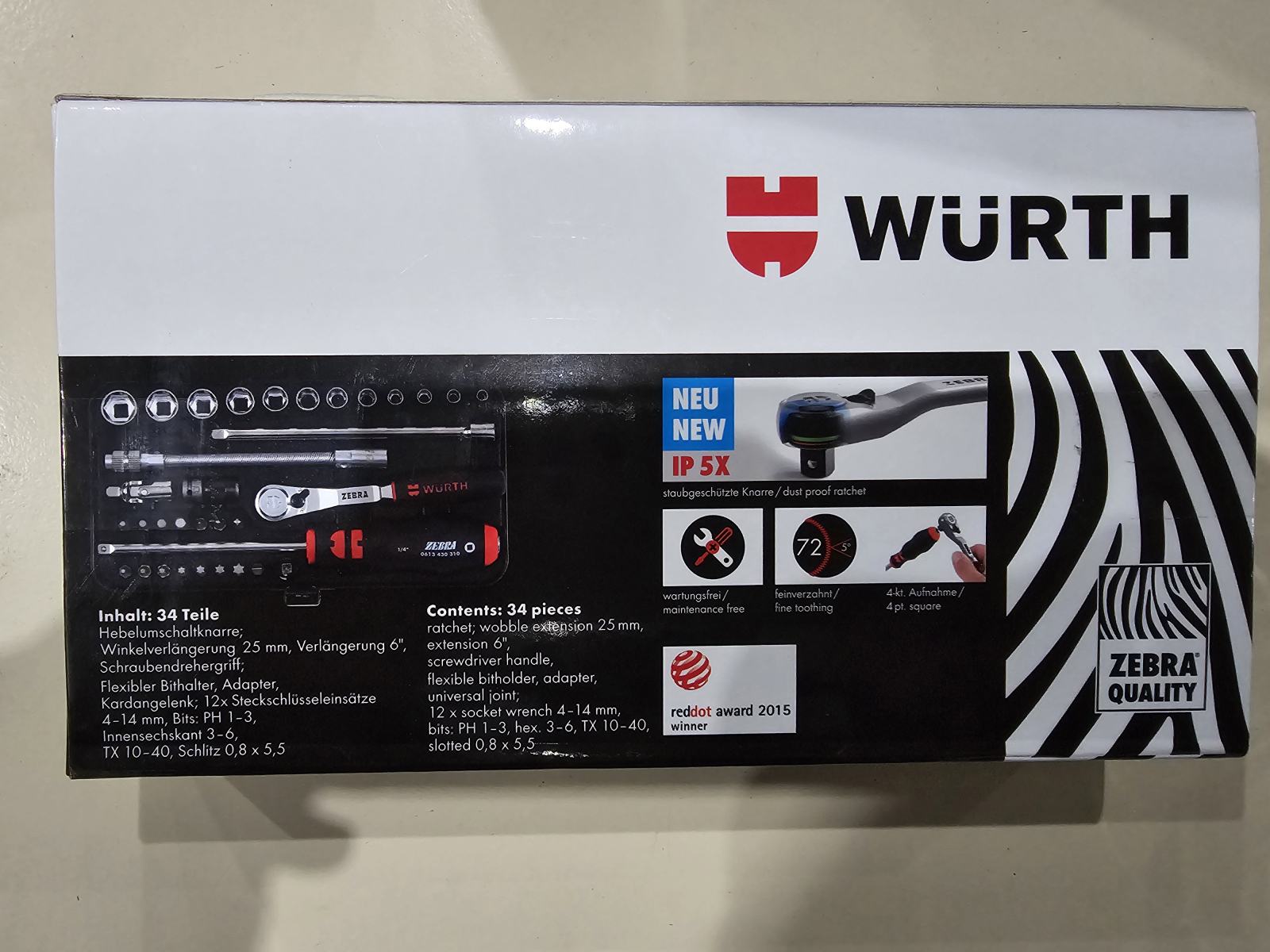 Würth set gedora sa bitovima