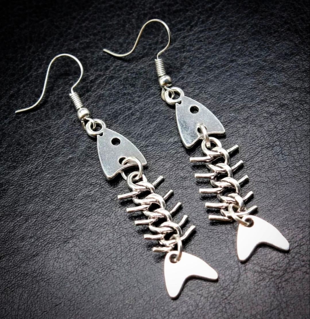 Naušnice Fishbone