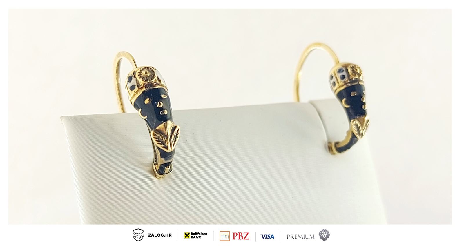 ZLATNE NAUŠNICE MORČIĆI 14K 4,07g ***DO 24 RATE*** R1!