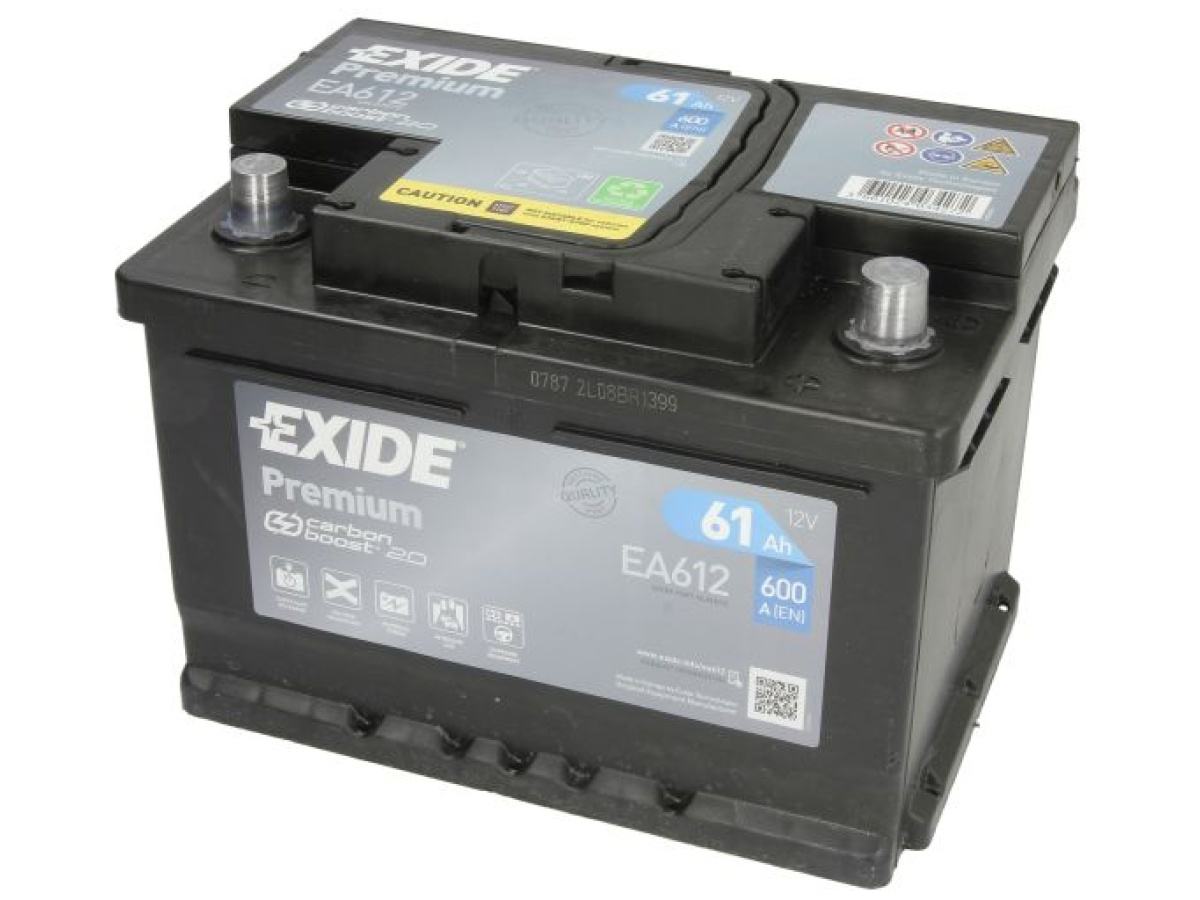 Akumulator EXIDE Premium Carbon Boost 61Ah