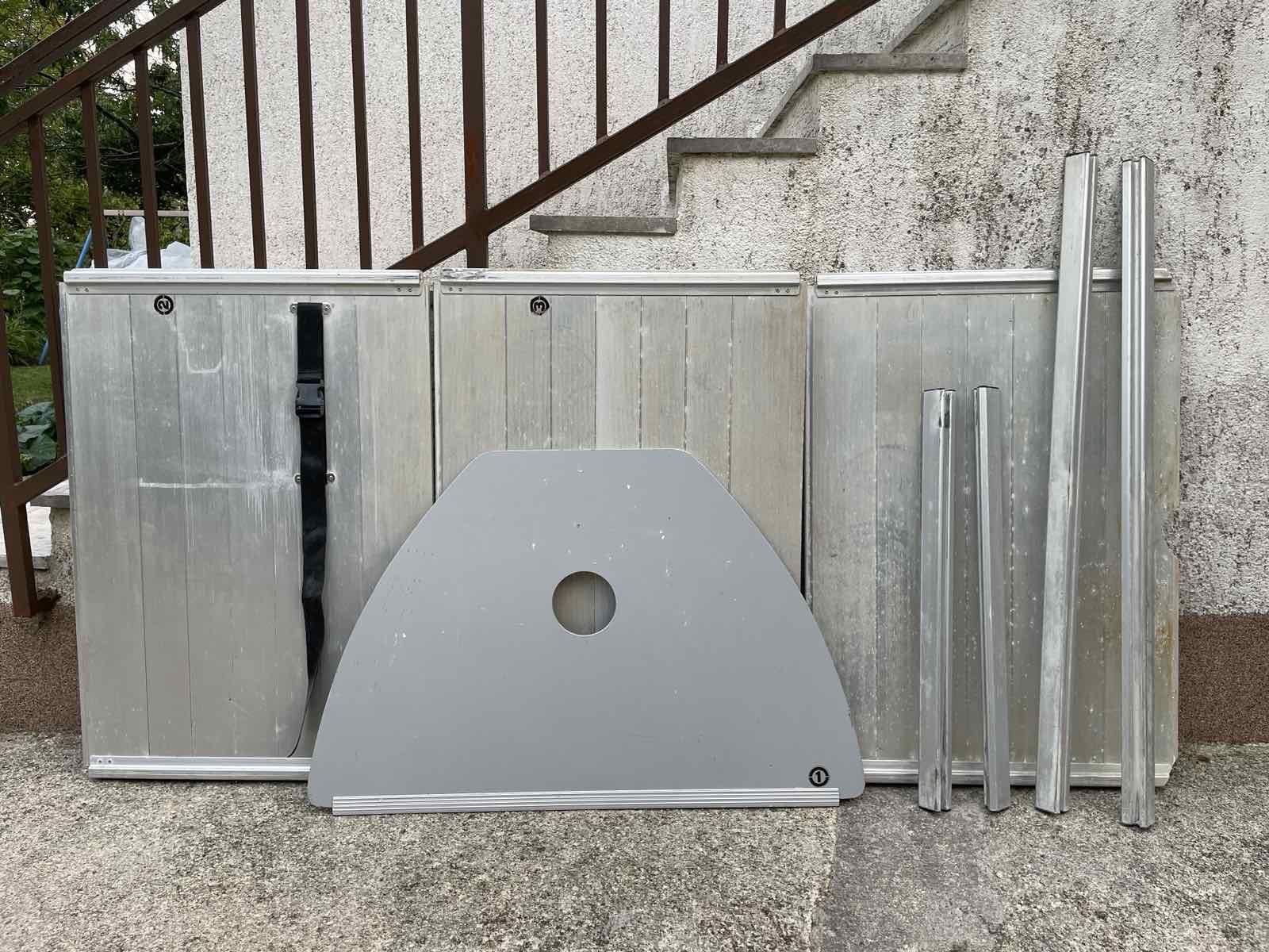 Alu podnice/pajoli za gumenjak Hondwave T40