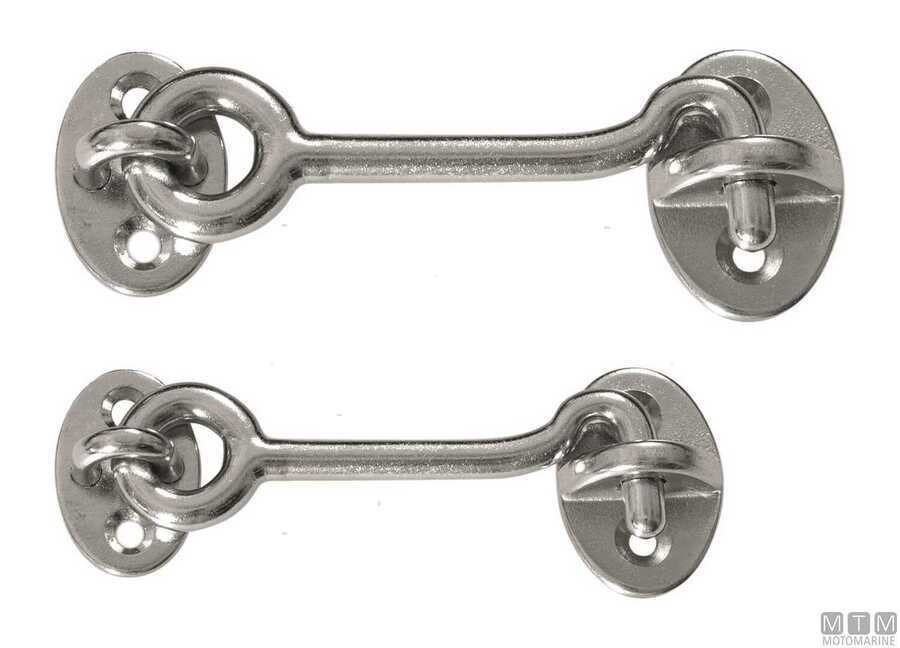 Brodska kuka za vrata od inoxa 76mm