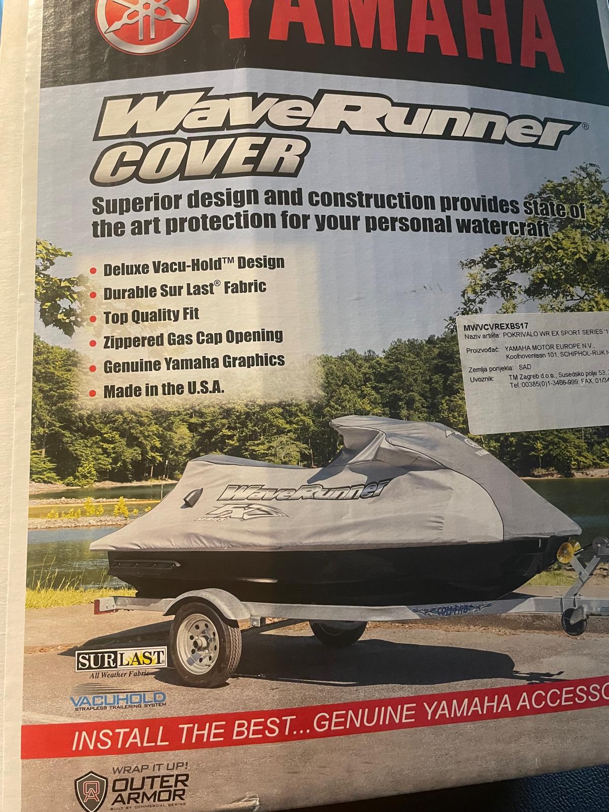 Cerada za jet ski Yamaha, model EX sport